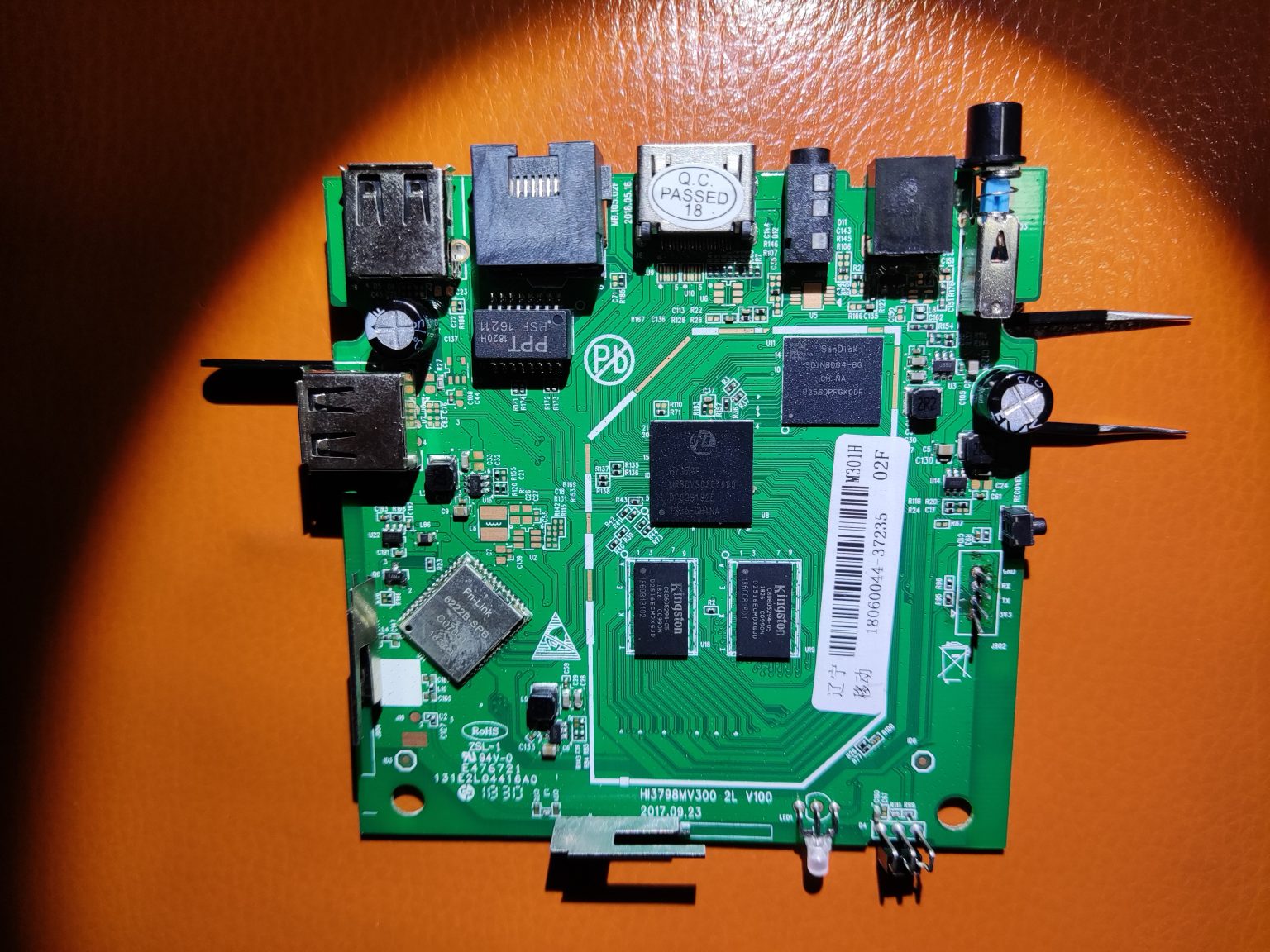 魔百盒M301H_HI3798MV300_6222B_SM（辽宁移动）线刷救砖-卡刷强刷 - 洒脱的抖猫猫