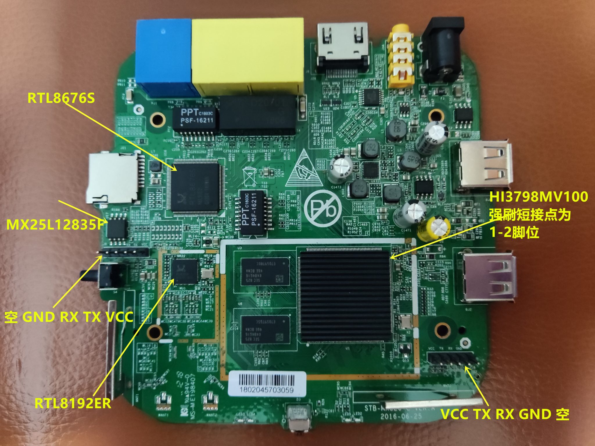 （电信版）融合终端MR820_HI3798MV100-线刷救砖-卡刷强刷救砖固件 - 洒脱的抖猫猫